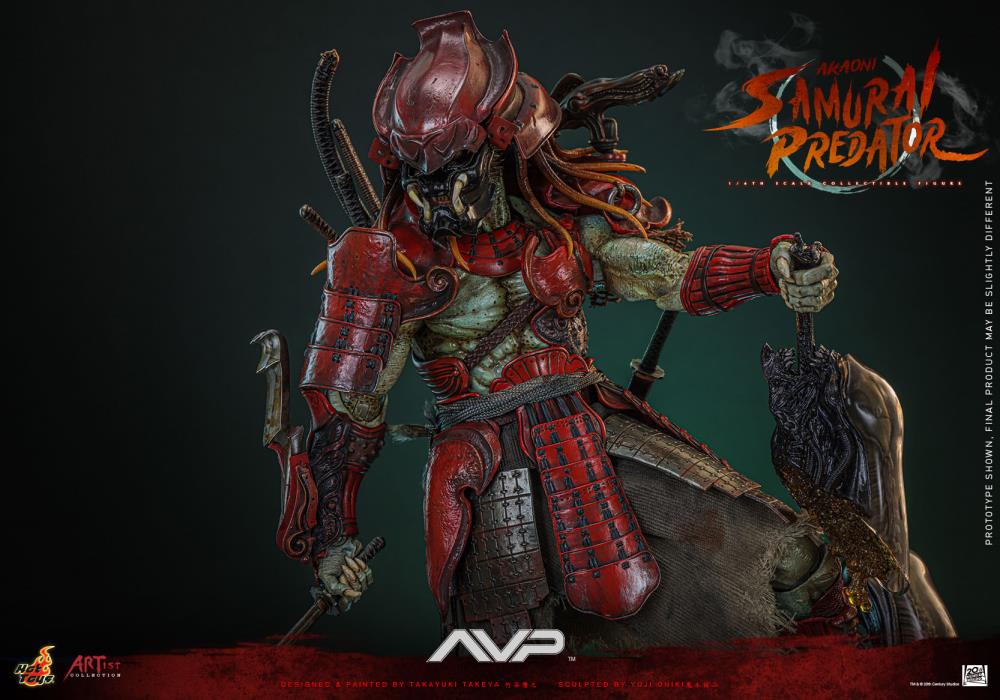 Akaoni Samurai Predator AC06 Alien vs. Predator 1/6th Scale Collectibl ...